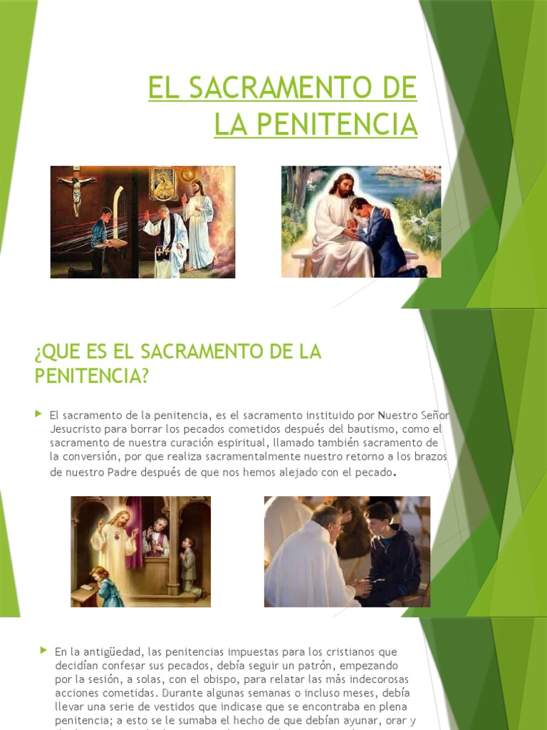 El Sacramento de La Penitencia | PDF | Familias denominacionales ...