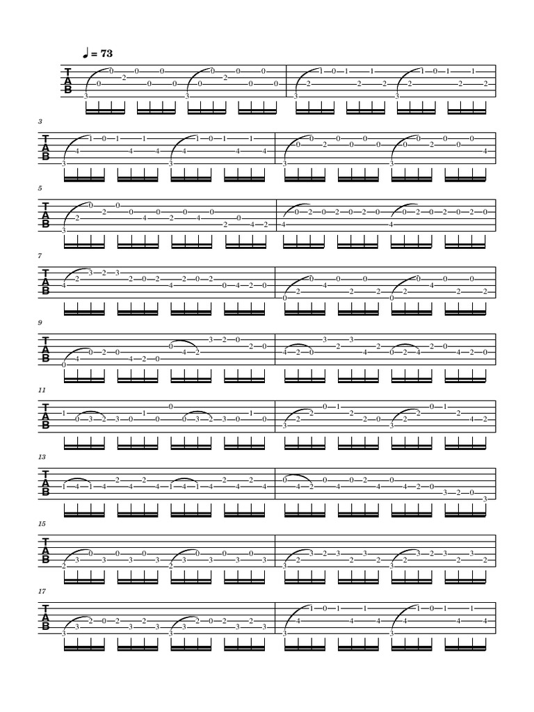 Bach Cello Prelude in G Major For Guitar (Tablature) | PDF