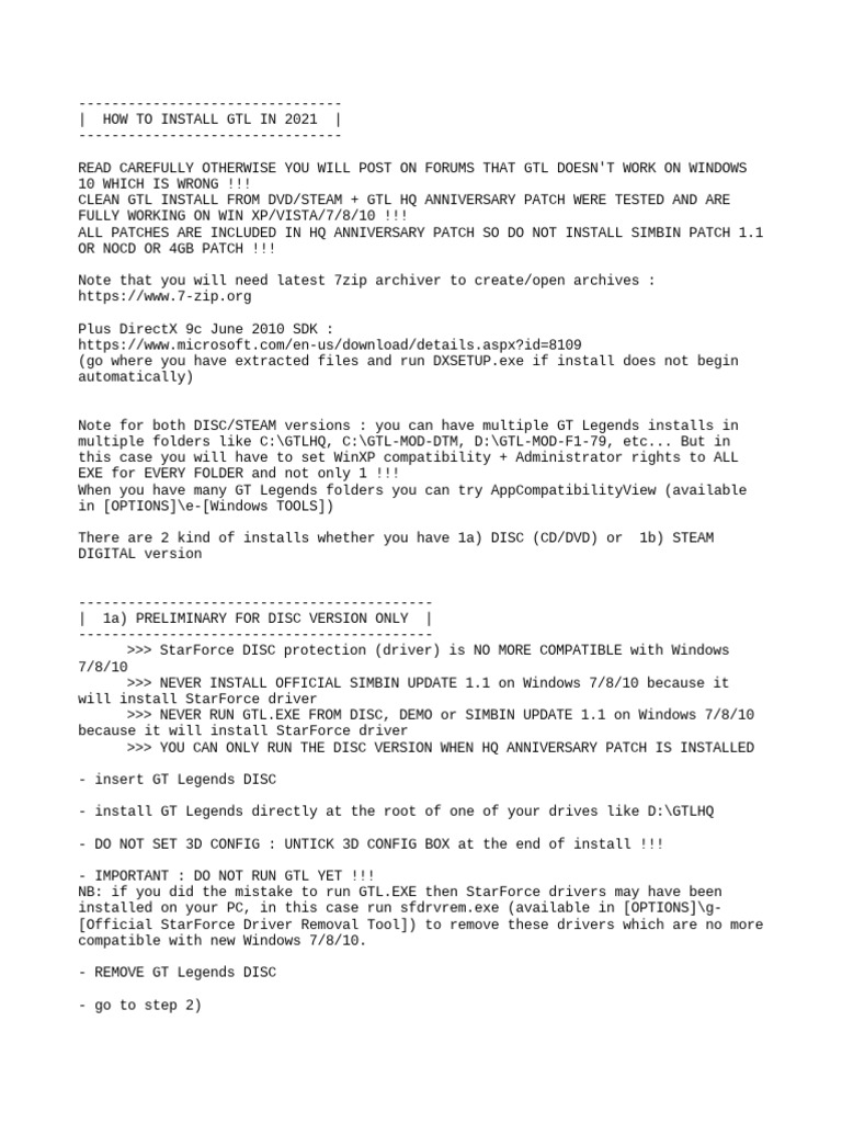 GTL HQ Anniversary Patch Install | PDF | Microsoft Windows | Windows Xp