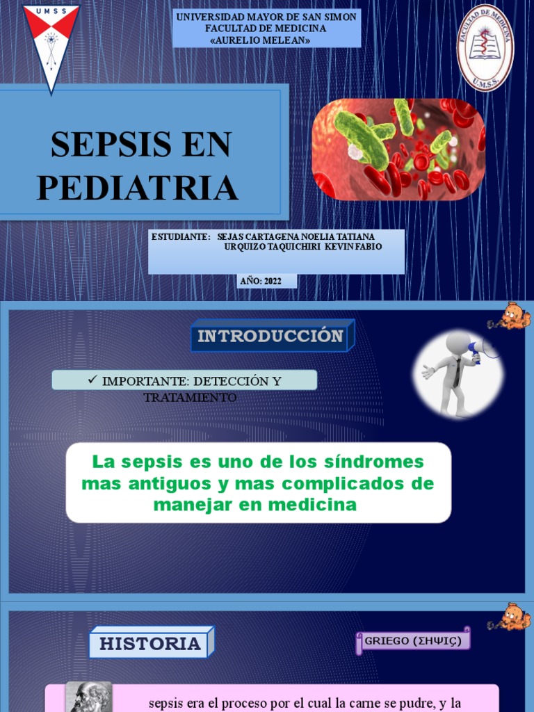 Sepsis en Pediatría: Diagnóstico y Tratamiento | PDF | Septicemia ...