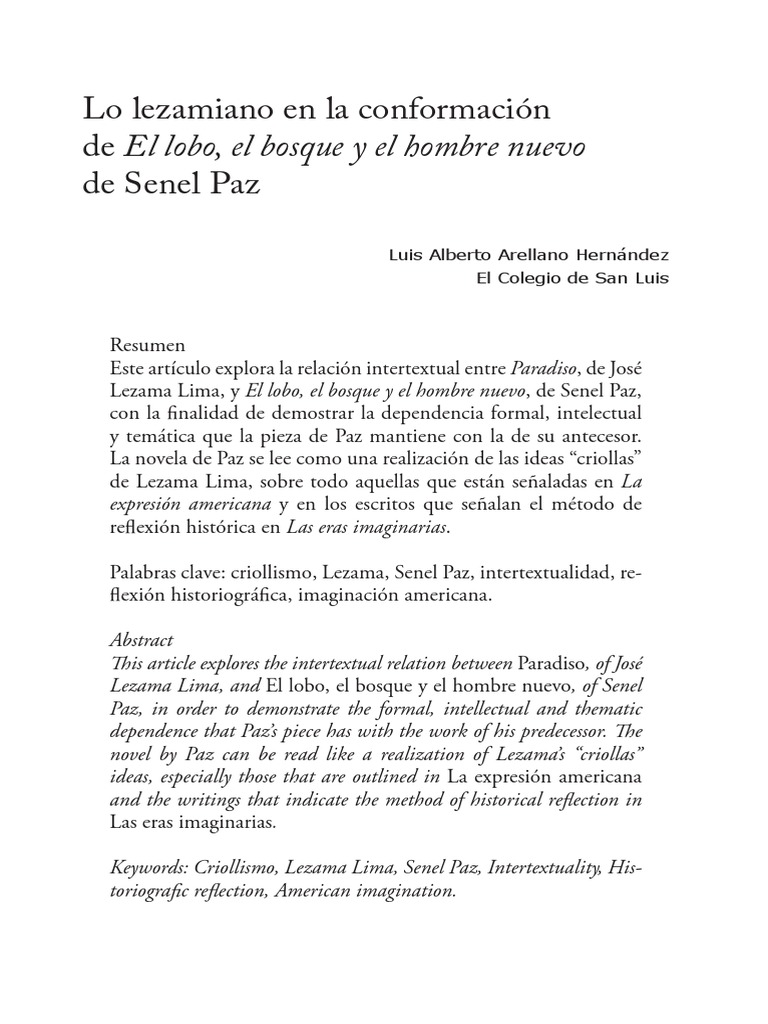 Almuerzo lezamiano en Senel Paz | PDF | Barroco | Cuba