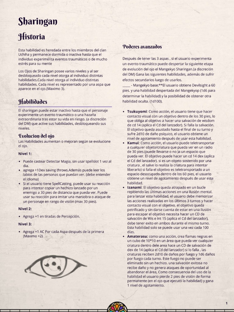 Sharingan Actualizado | PDF
