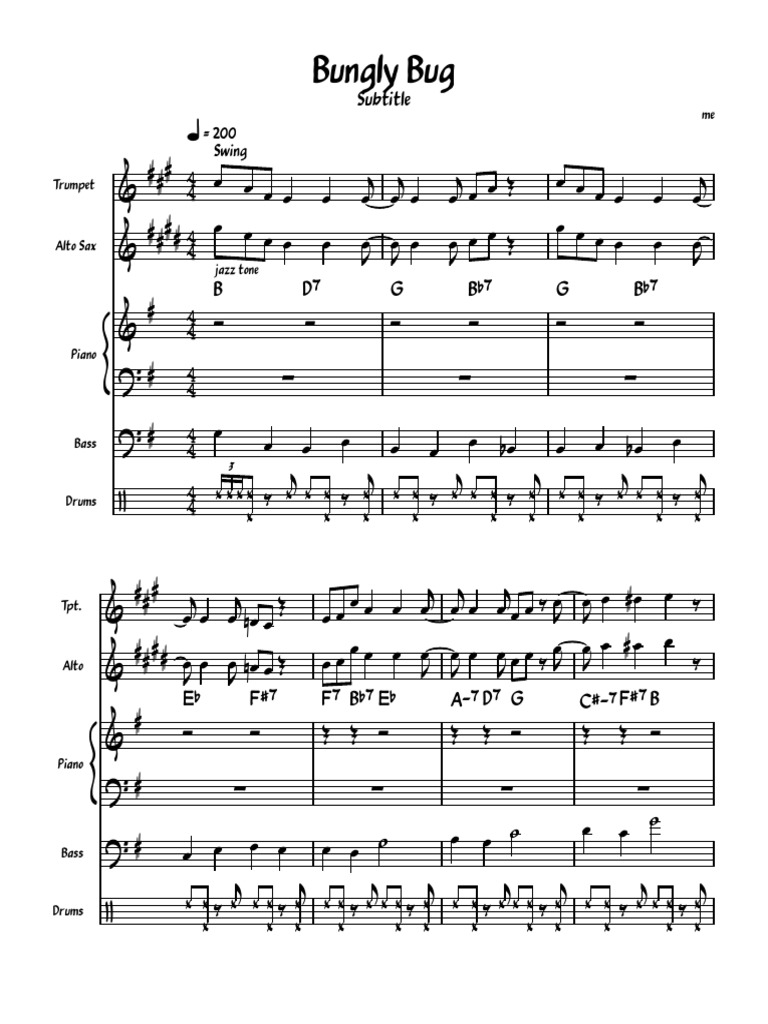 Bungly Bug | PDF | Popular Music | Musical Forms