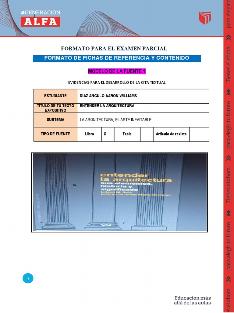 FORMATO PARA EL EXAMEN PARCIAL (2) (Autoguardado) | PDF | Ciencia cognitiva