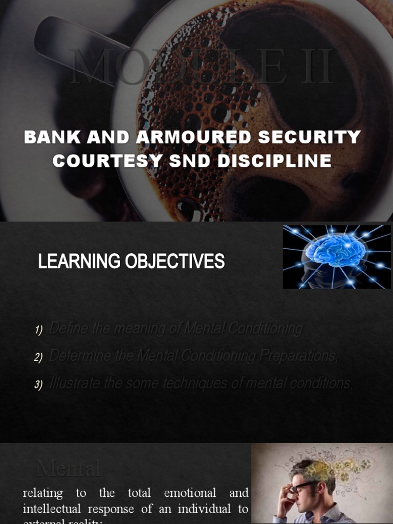 Module Ii-Mental Conditioning | PDF