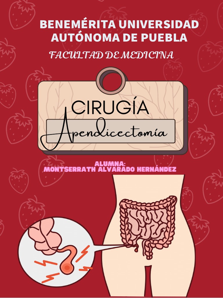 APENDICECTOMÍA | PDF | Medicina | Enfermedades y trastornos