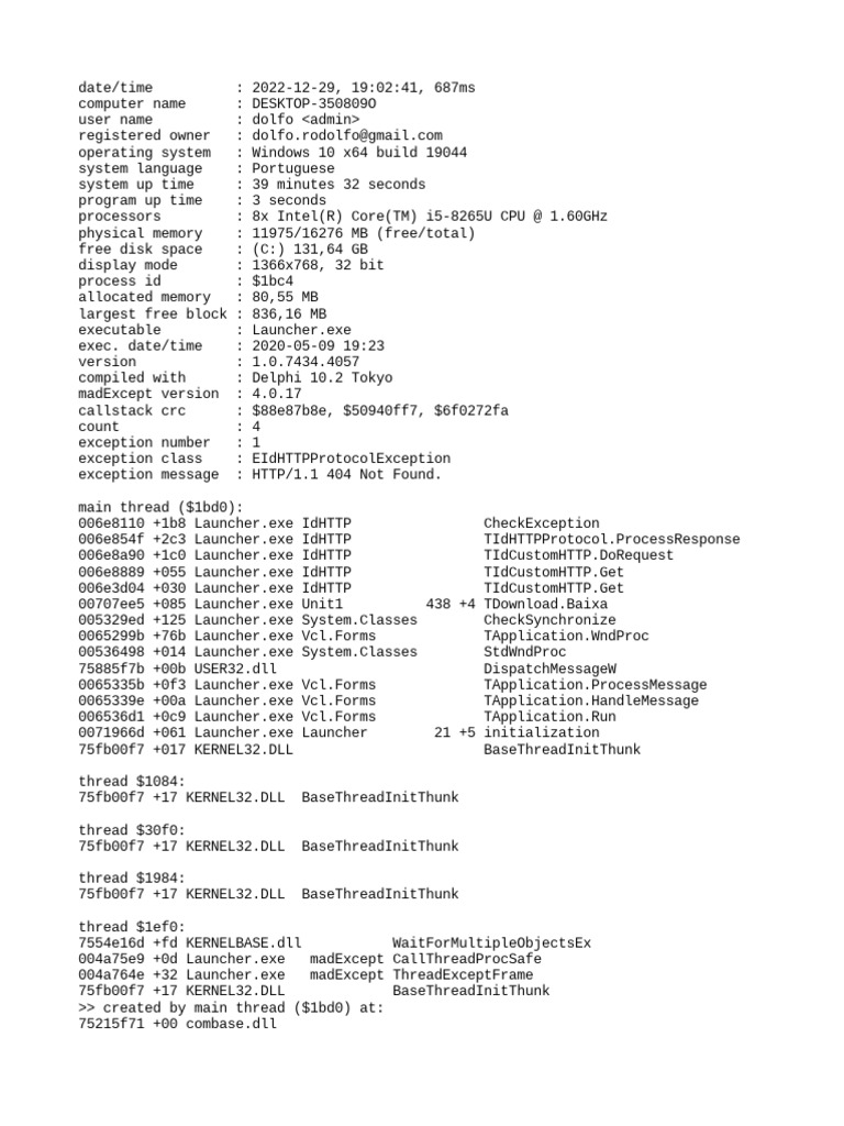 Bugreport | PDF | Software Engineering | Computing Platforms