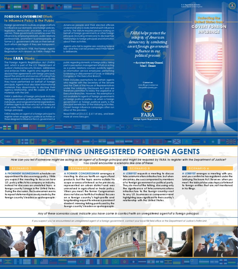 Protecting Us Covert Foreign Influence | PDF | Federal Government Of ...