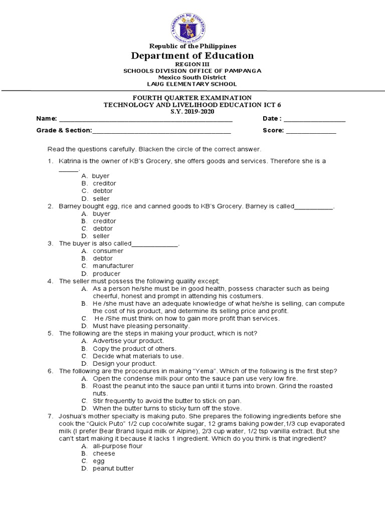 PT-EPP (1ST) ICT - Docx Version 1 | PDF | Blog | Internet