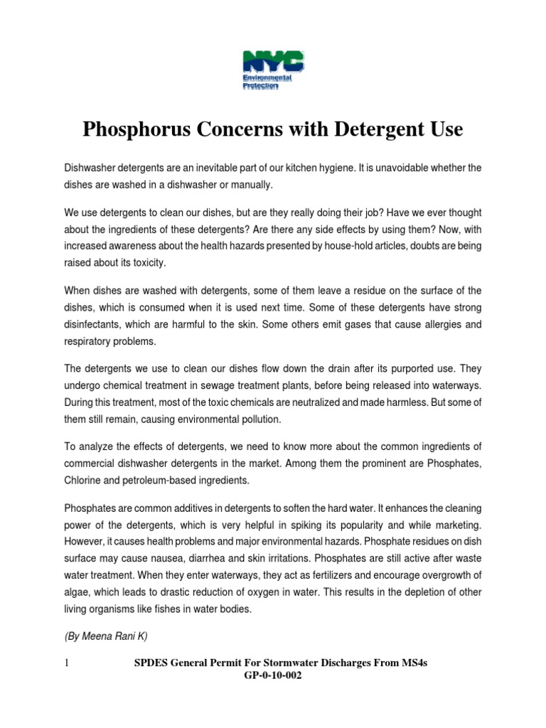 Detergents F | PDF