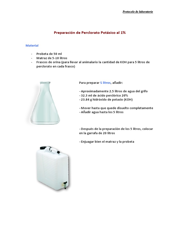 Perclorato 1 | PDF | Química | Sustancias químicas