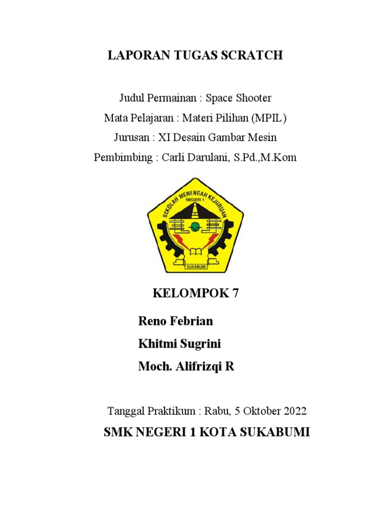 Laporan Tugas Scratch | PDF