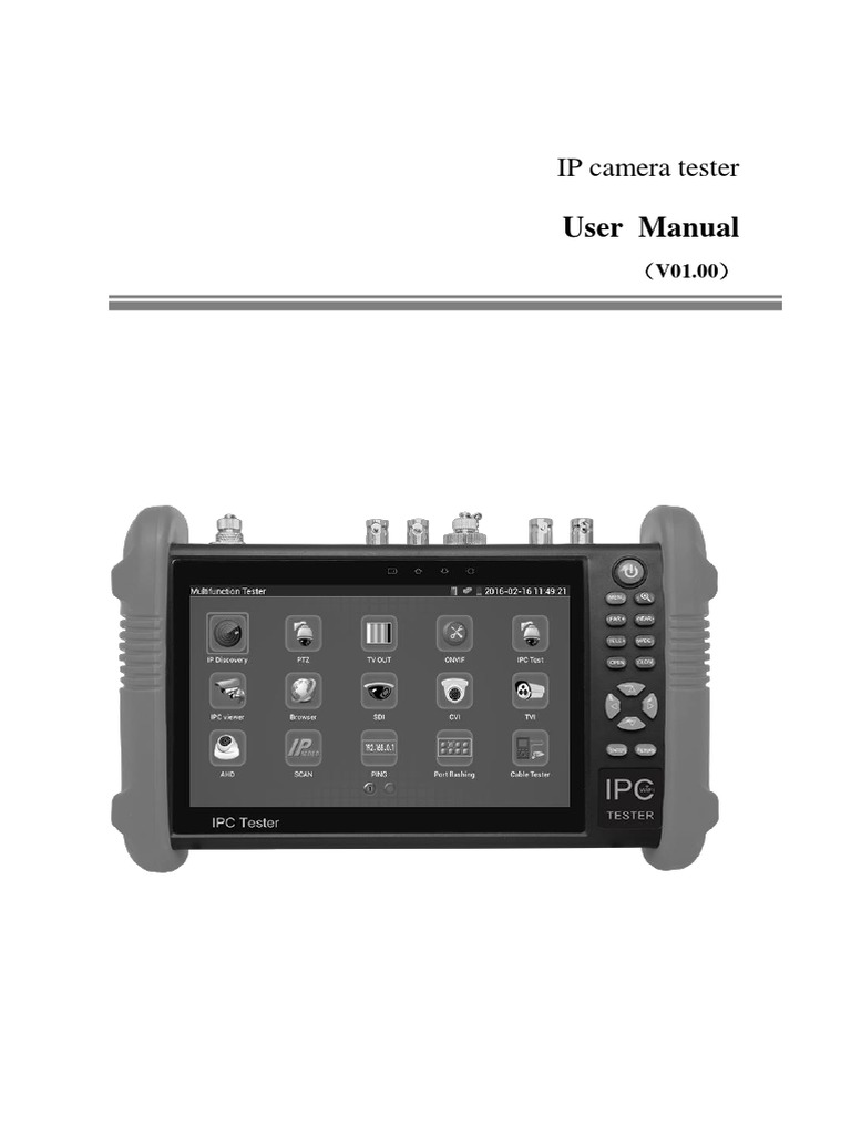 Ipc-9800 Manual (6064) | Download Free PDF | Video | Computer Network