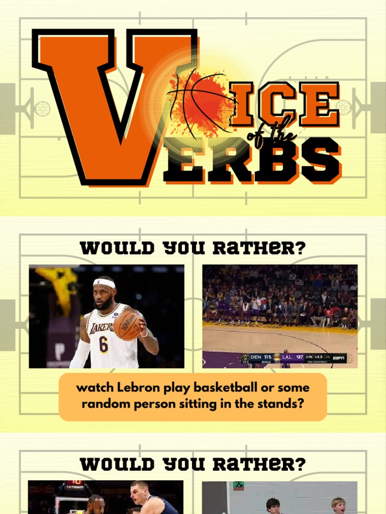 Voice of The Verbs | Download Free PDF | Verb | Subject (Grammar)