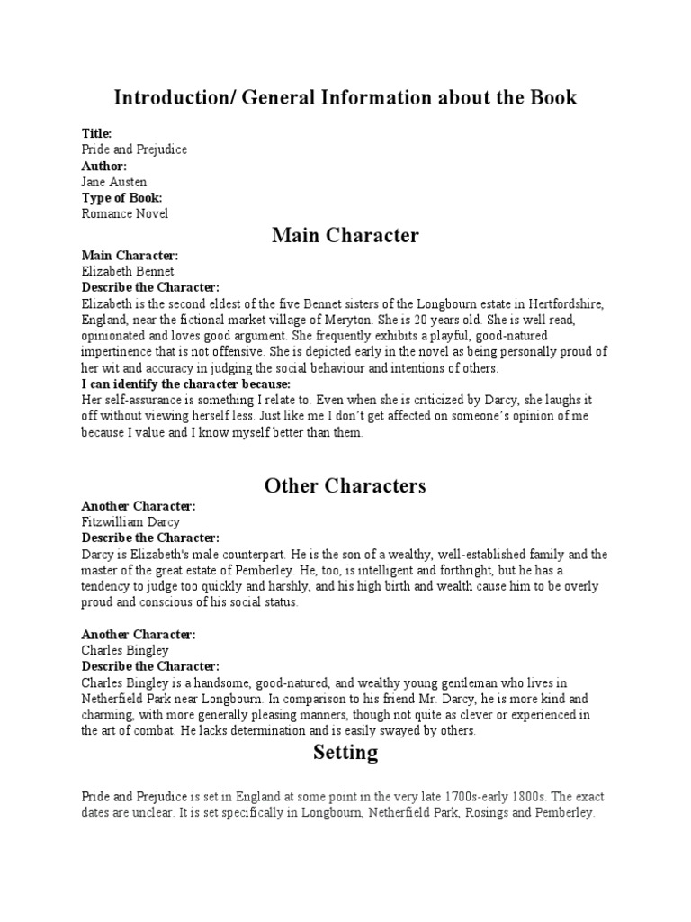 An Insightful Analysis of Jane Austen's Pride and Prejudice: Exploring ...