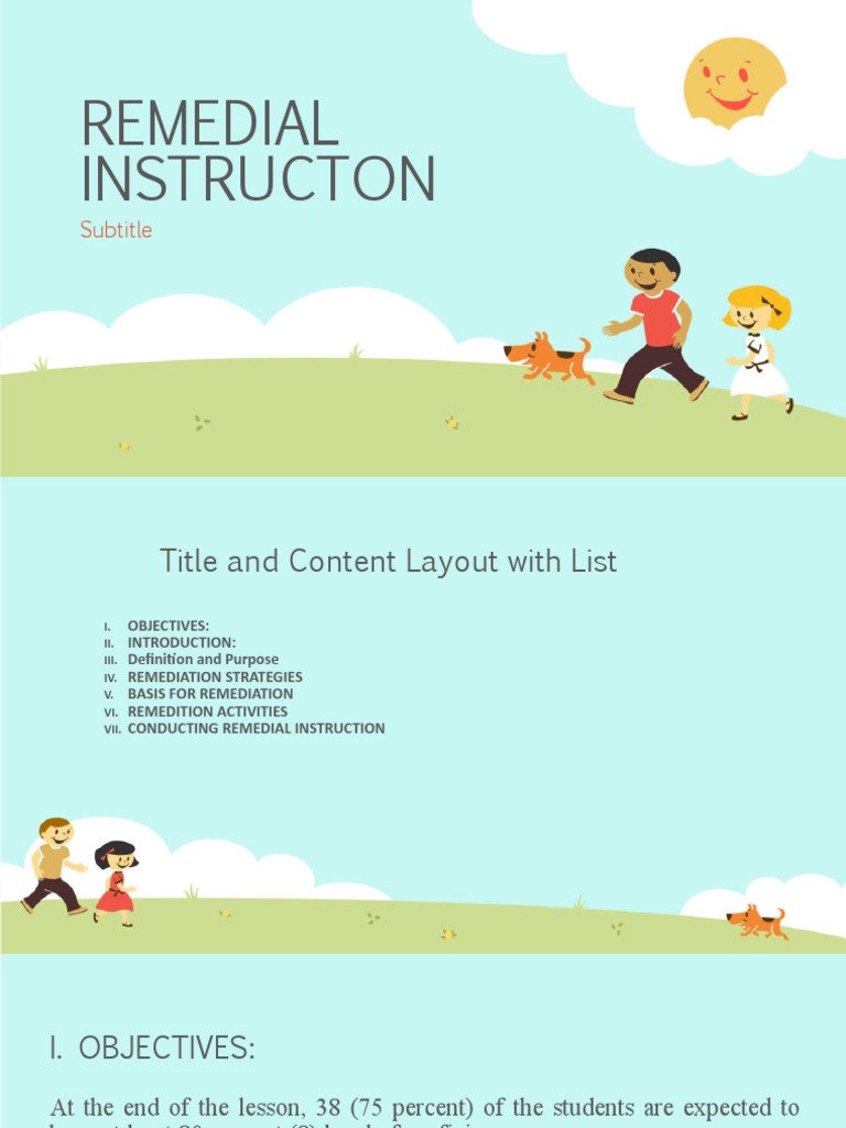 Unit 1 Remedial Instructon | PDF | Teaching Method | Reading Comprehension