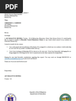 School Teacher Transfer Letter Template | PDF | Wellness