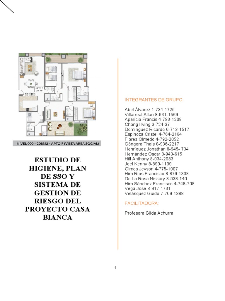 Proyecto Final de Seguridad Industrial (Grupo 3) Word | PDF | Fundación (Ingeniería) | Ascensor