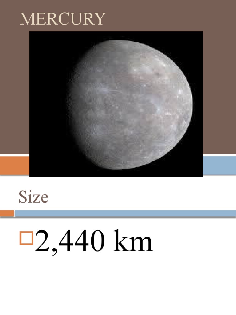 SIZE AND DISTANCE OF MERCURY | PDF