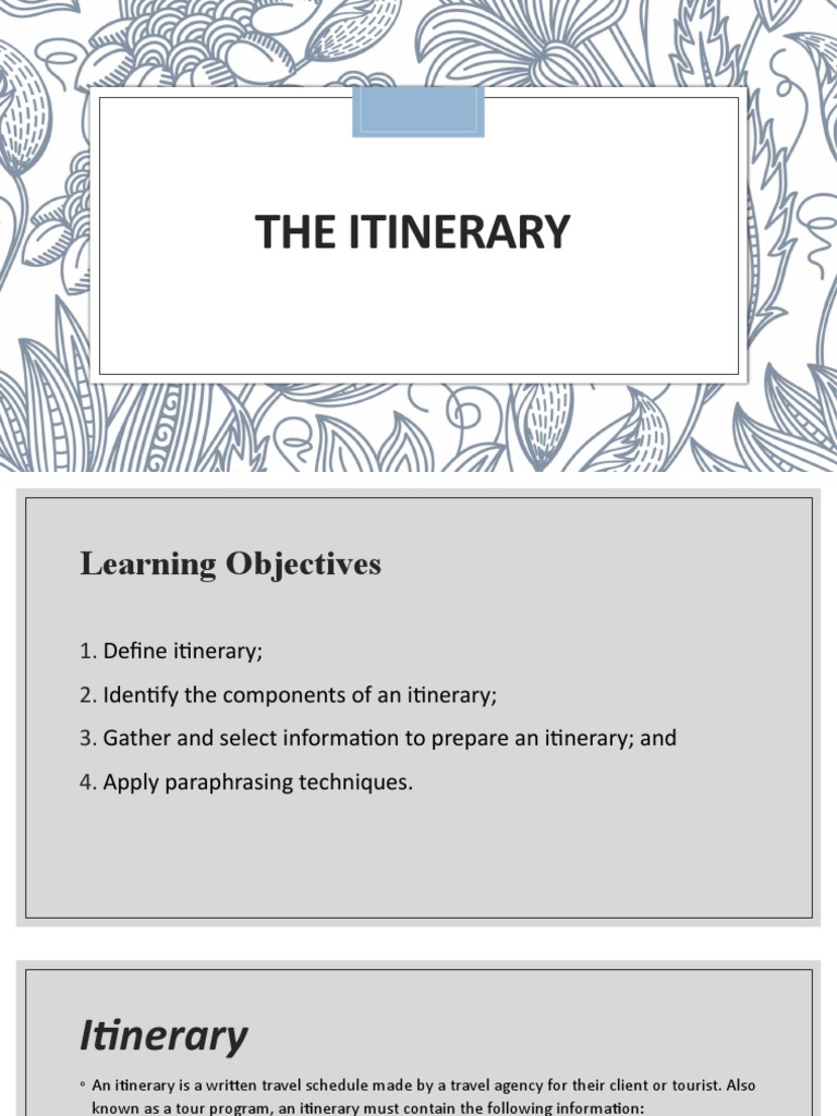 Preparing Tour Commentary | PDF