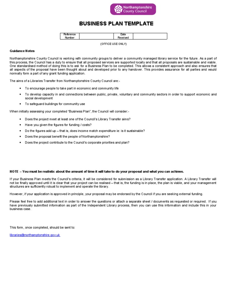 burton-latimer-library-business-plan | PDF | Libraries | Budget