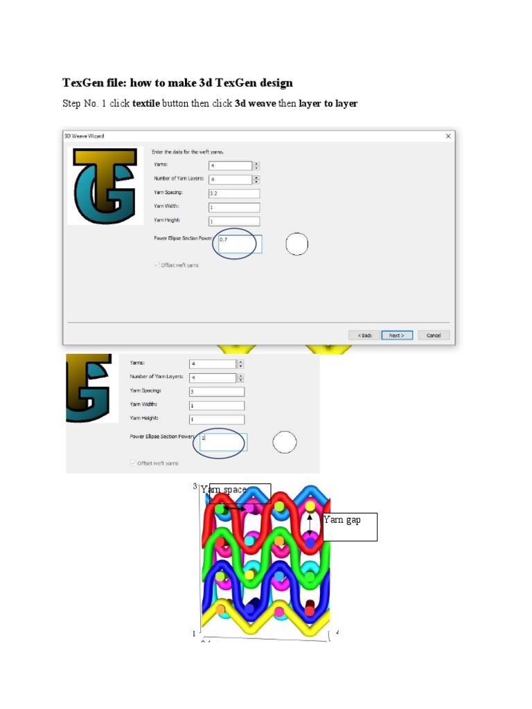 Texgen File (Step by Step) | PDF