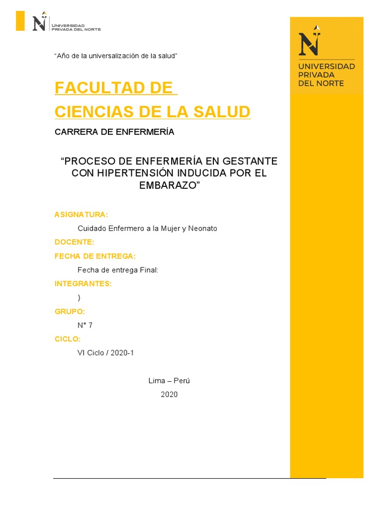 Modelo Pae Word | PDF | El embarazo | Hipertensión