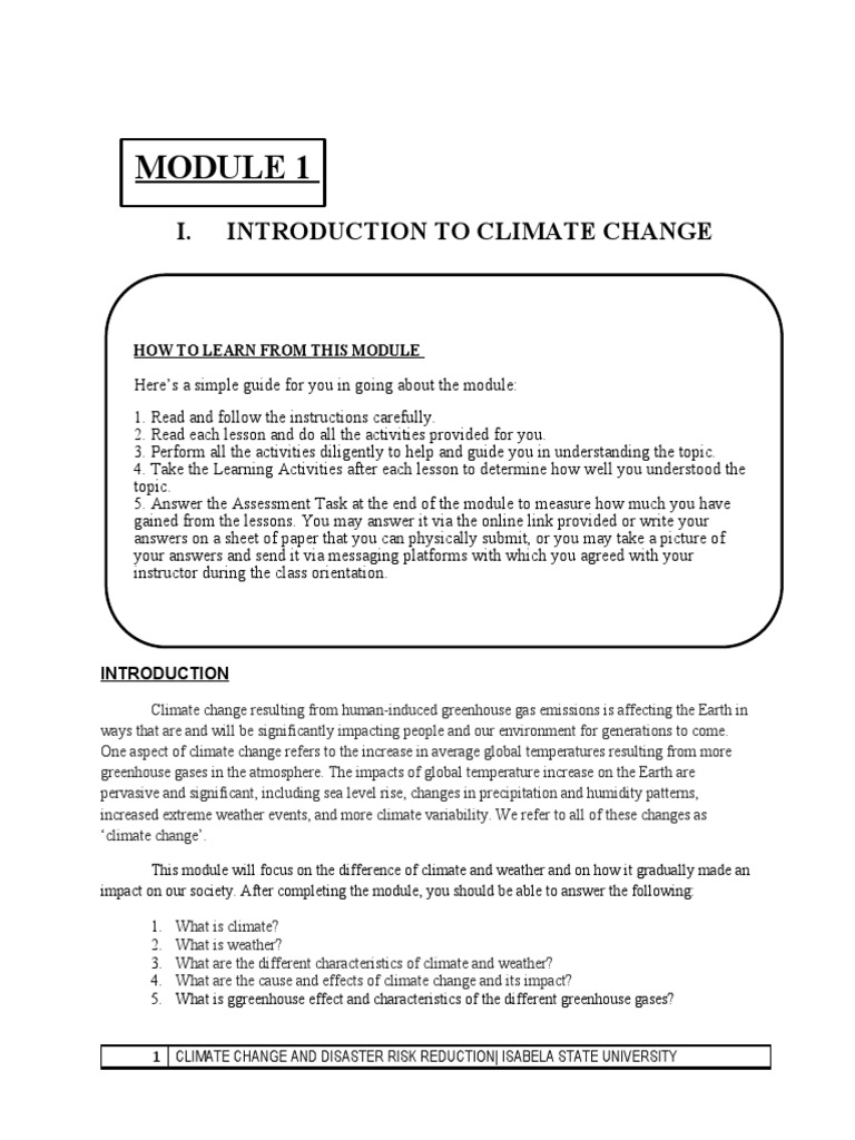 Climate Change: Causes and Impacts | PDF | Climate Change | Climate