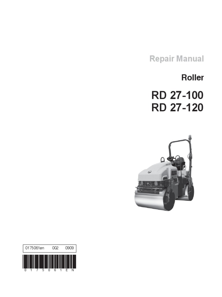 RD27 Repairs Manual | PDF | Engines | Copyright