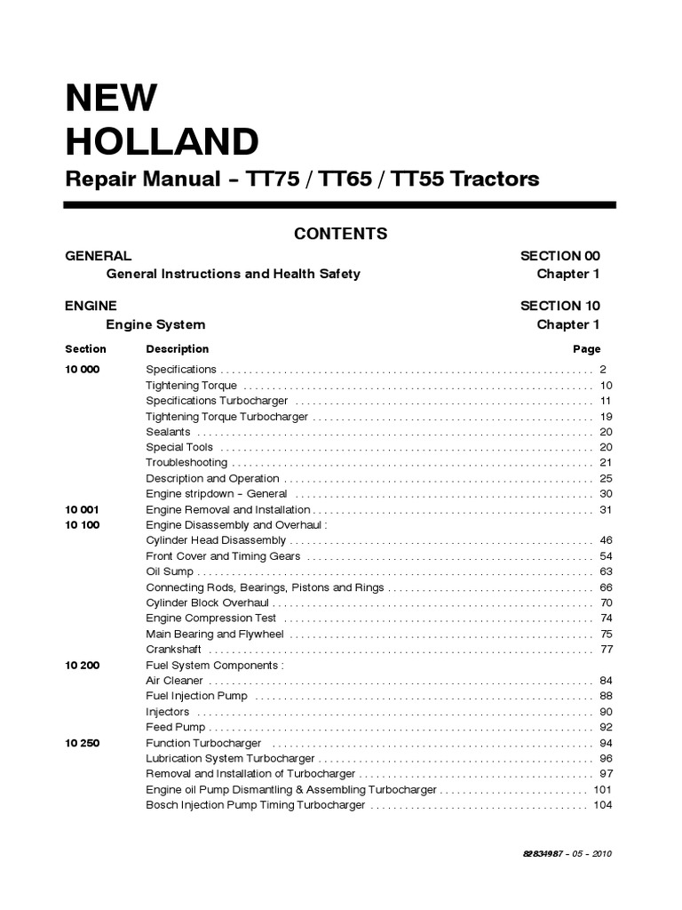 Repair Manual - TT75 TT65 TT55. | PDF | Axle | Mechanical Engineering