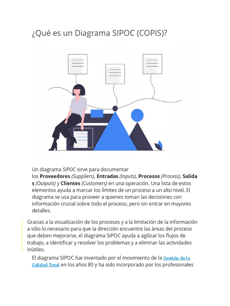 Qué Es Un Diagrama SIPOC | PDF | Cliente | Business
