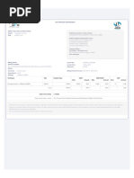 RailTel Tax Invoice for 100Mbps Plan | PDF | Invoice | Receipt