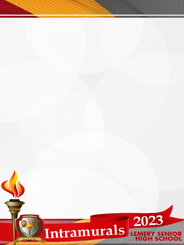 Intramurals Documentation Template | PDF