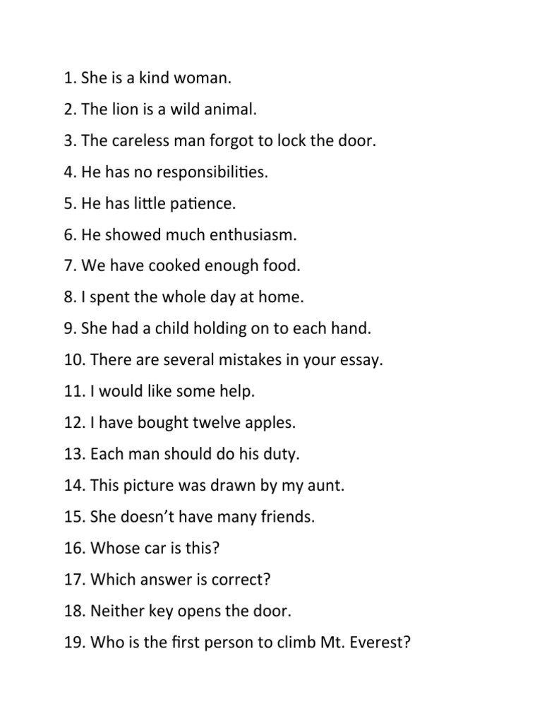 Adjective Worksheet 4 Grade 5 | PDF