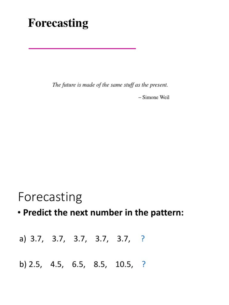 Ch.13 (1) Forecasting PDF | PDF | Forecasting | Regression Analysis
