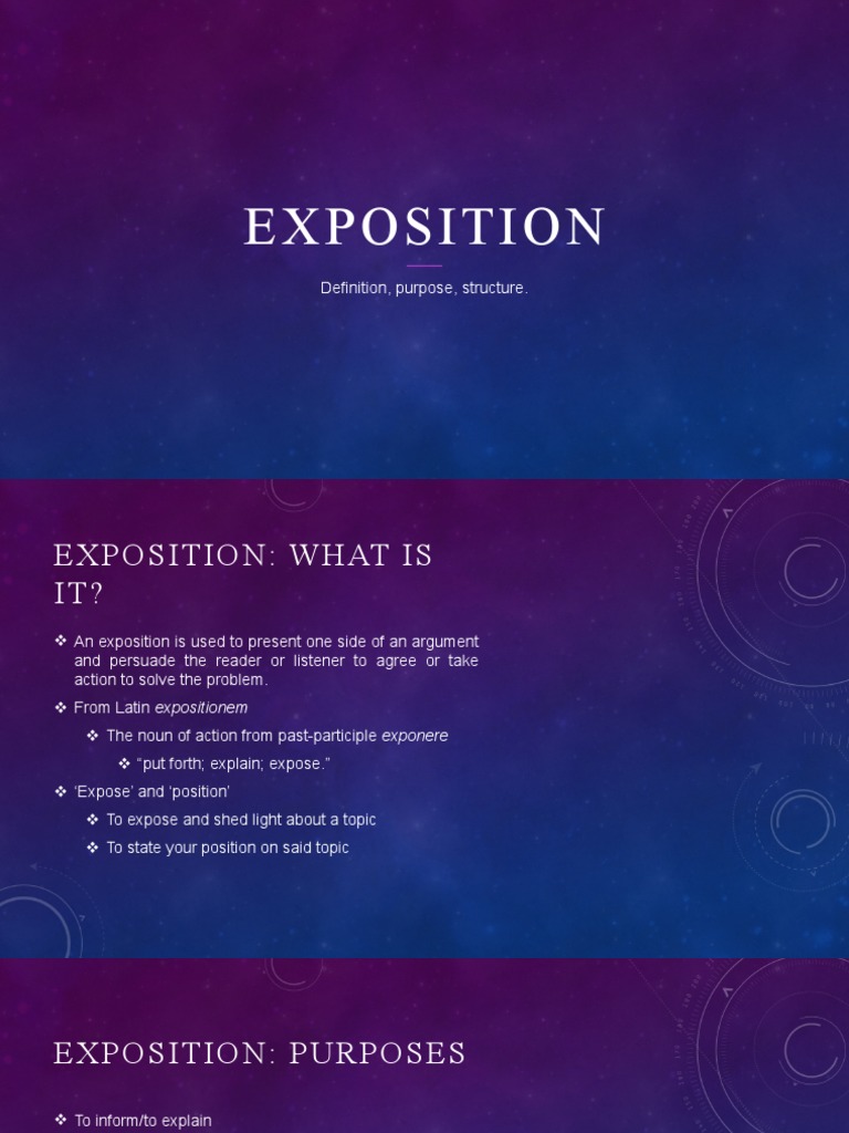 Exposition | PDF