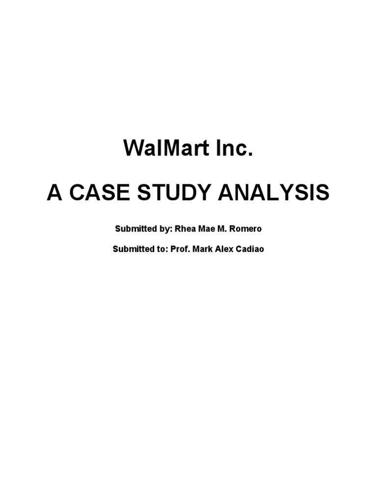 Walmart | PDF | Walmart | Employment