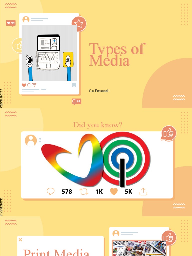 Types of Media | PDF | Mass Media | Broadcasting