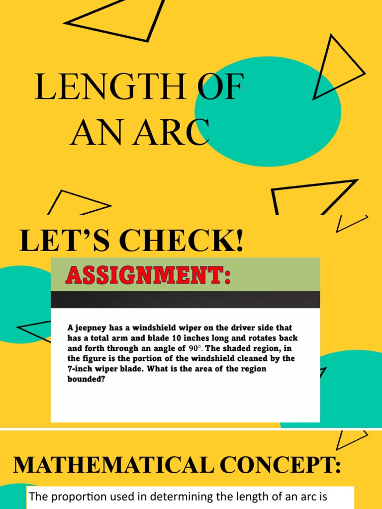 Length of An Arc | PDF