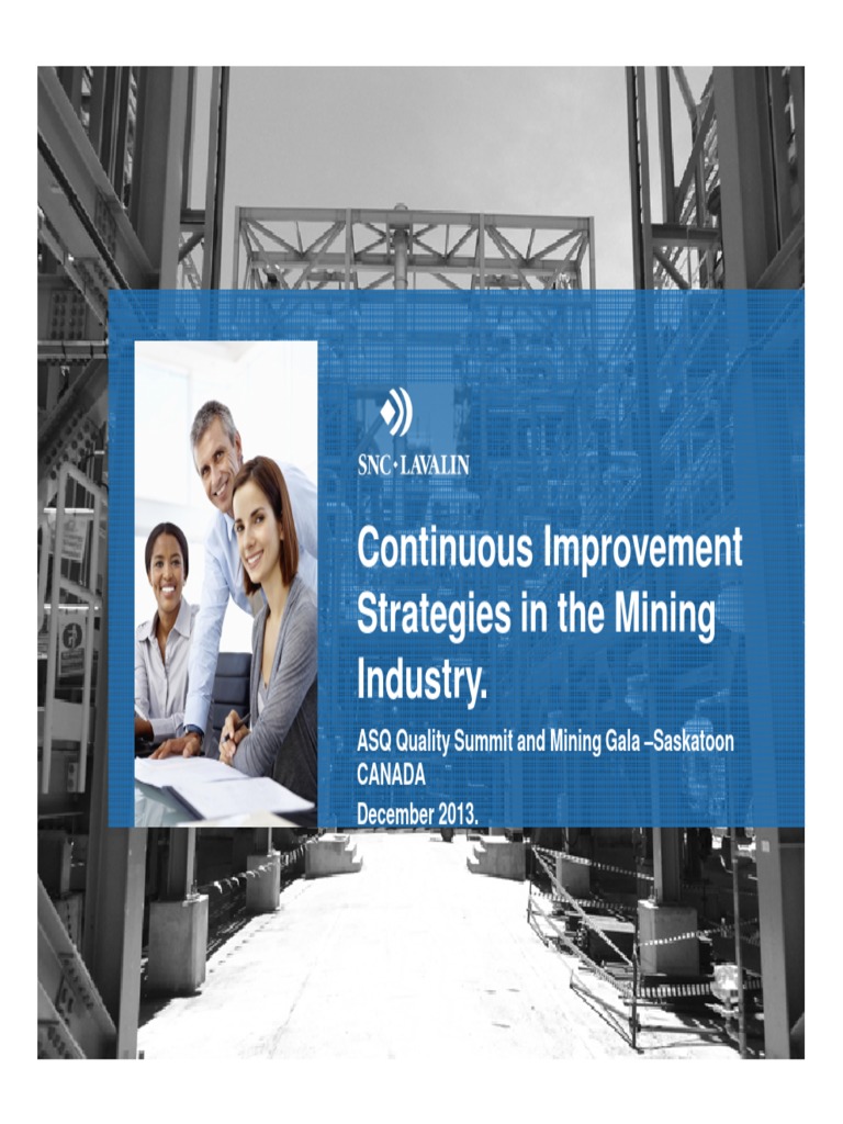 Mining Equipment Continuous Improvement Strategies | PDF | Project ...