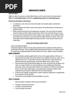 Detailed Chapter Notes - Democratic Rights, SST, CBSE Class 9 Class 9 ...