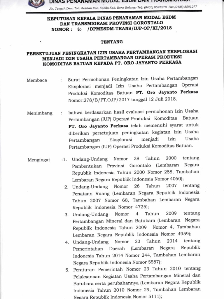 13 IUP OP PT. OJP Pentadio | PDF