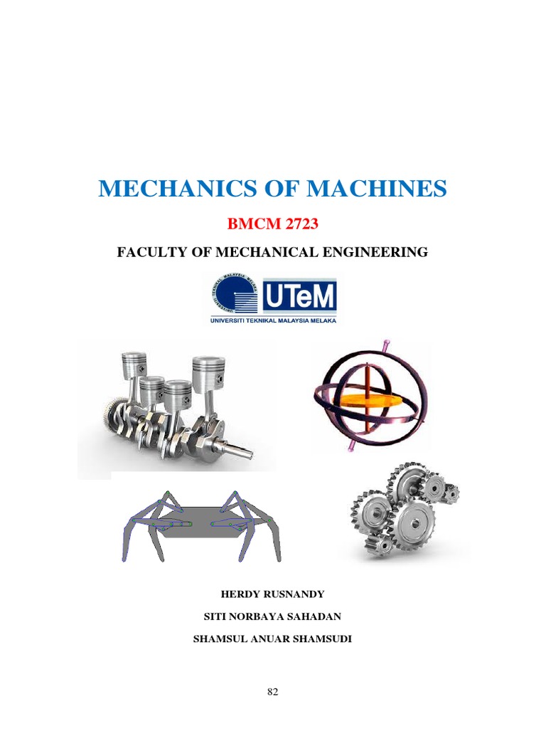 Module Mechanics of Machines BMCM 2723 - Rev B | PDF | Belt (Mechanical ...