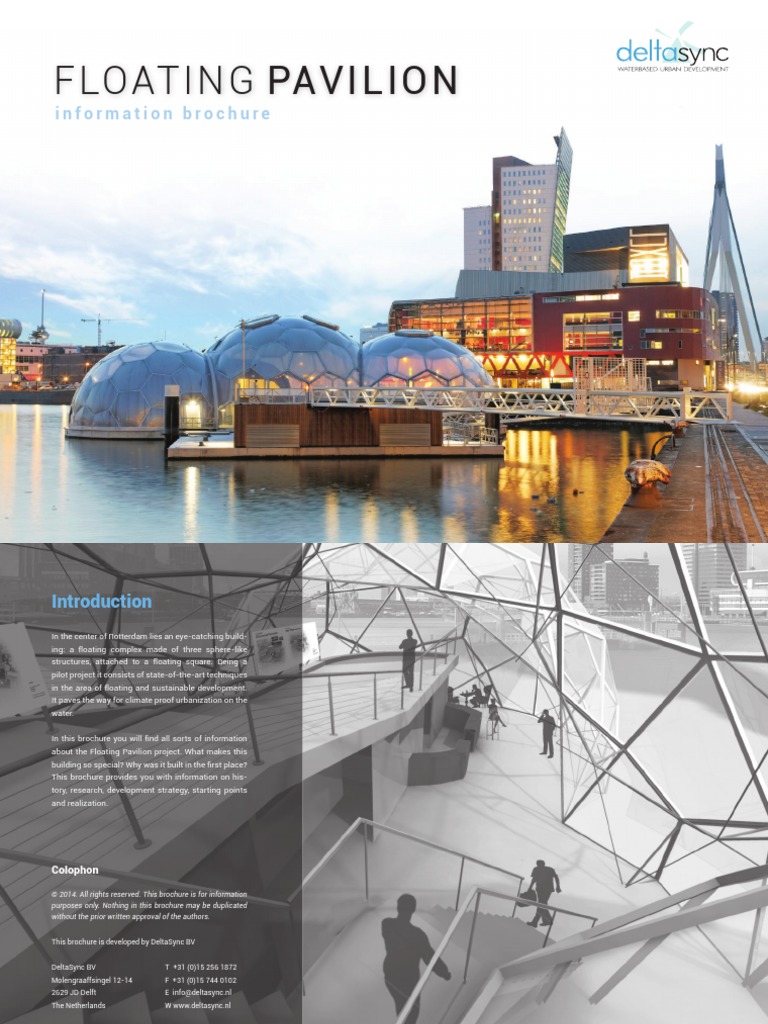 Infobrochure Floating Pavilion | PDF | City | Concrete