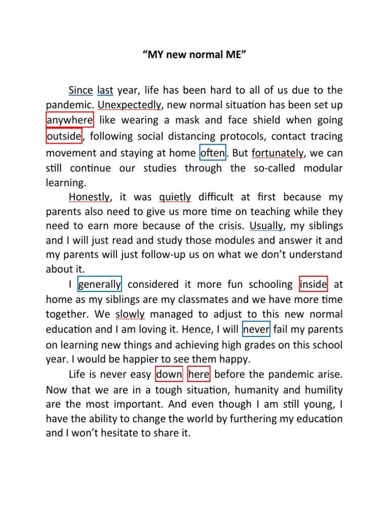 MY New Normal ME (BIBOY) | PDF