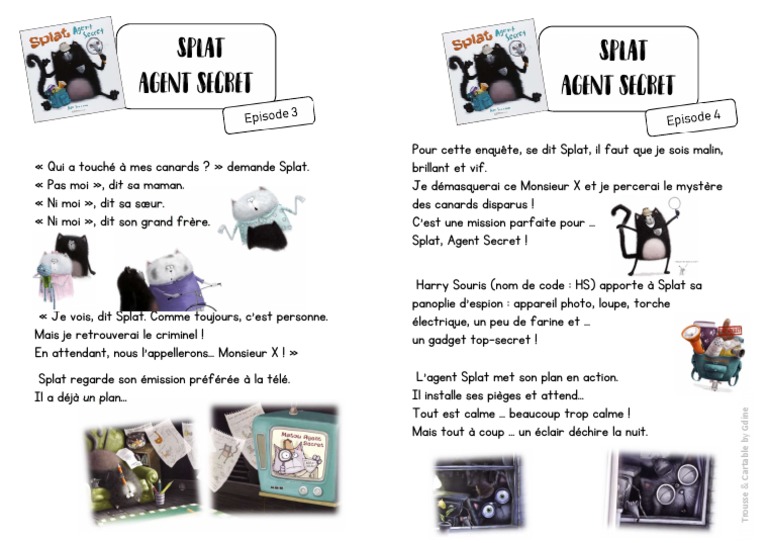 Splat Agent Secret 3 & 4 | PDF