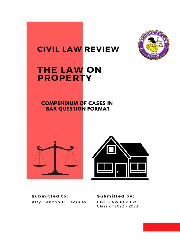 Civ Rev Book Ii Property 1 | PDF | Property | Property Tax