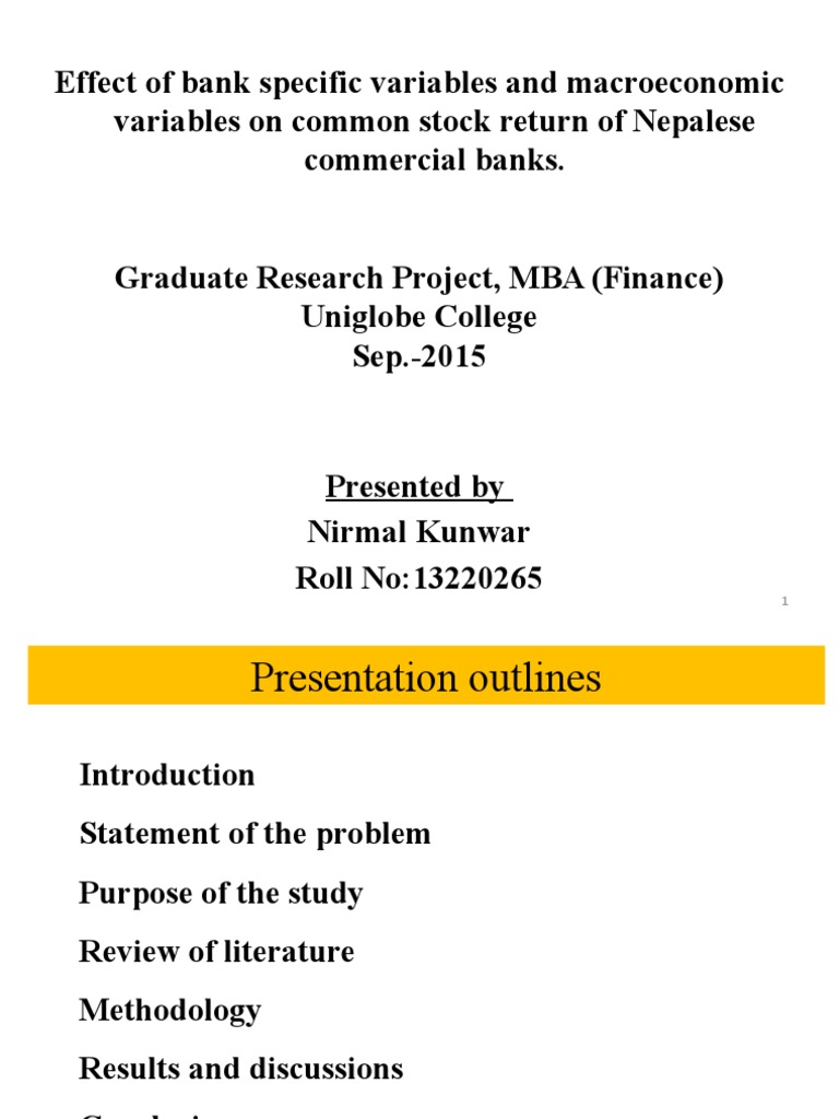 GRP PPT Slide | PDF | Beta (Finance) | Stocks