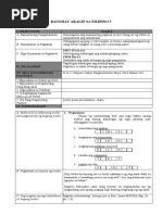 Detailed Lesson Plan in Filipino 6 (Sanhi at Bunga) | PDF