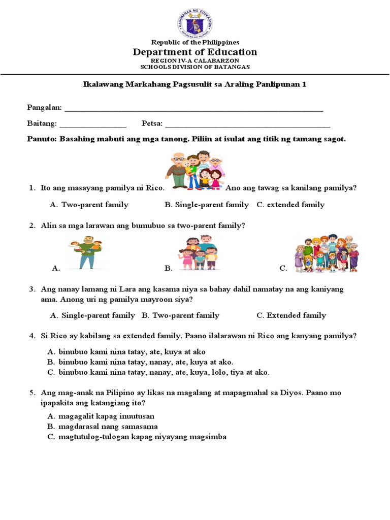 2nd Quarterly Test AP1 | PDF